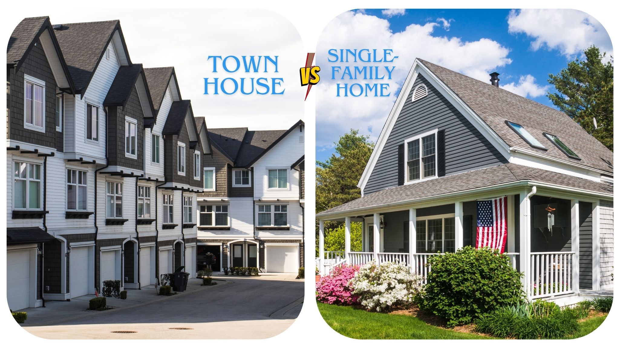 Pros and Cons of Townhouse vs Single-Family Home